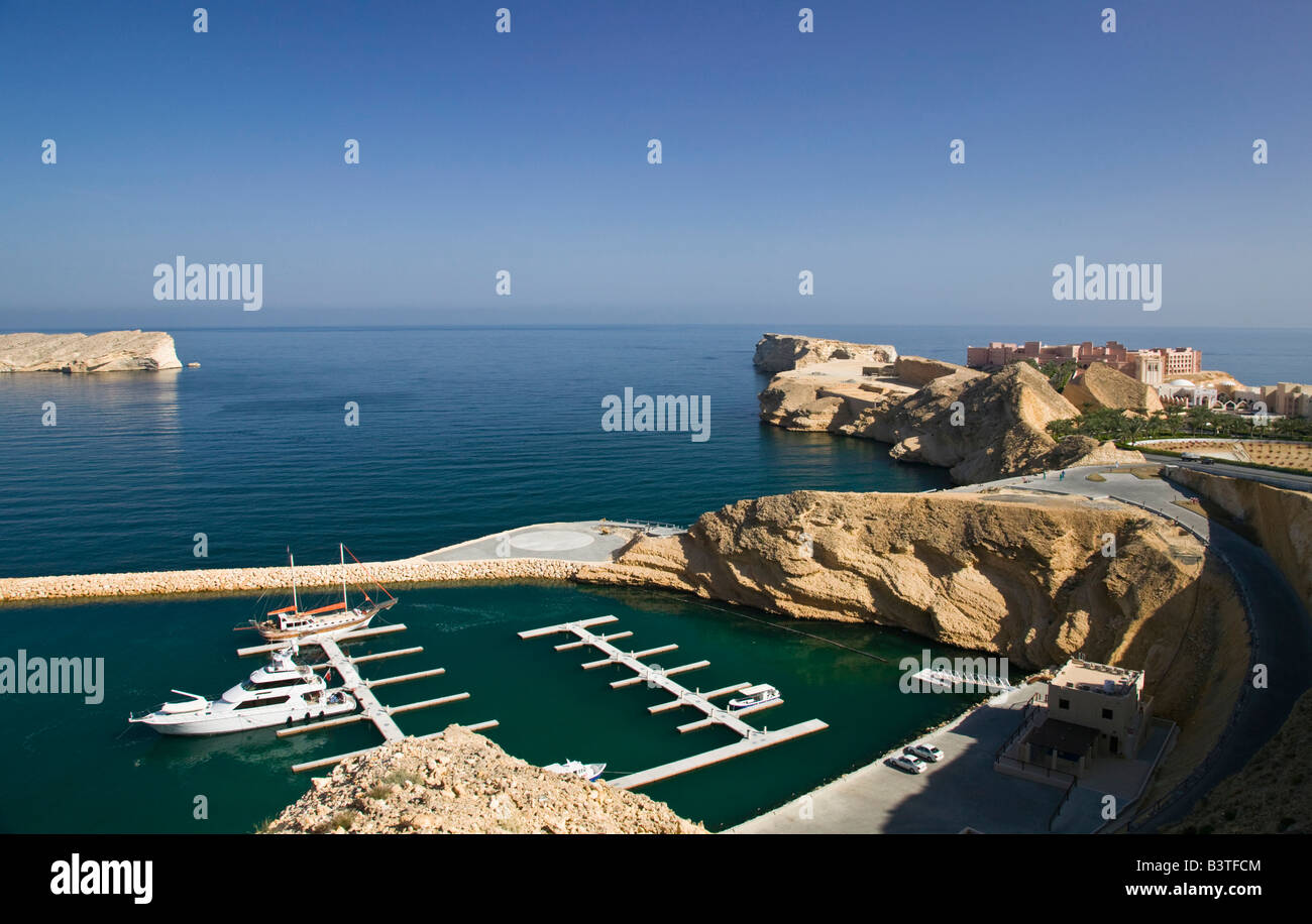 Oman, Muscat, Al, Jissah. View of Al, Jissah Marina Stock Photo - Alamy