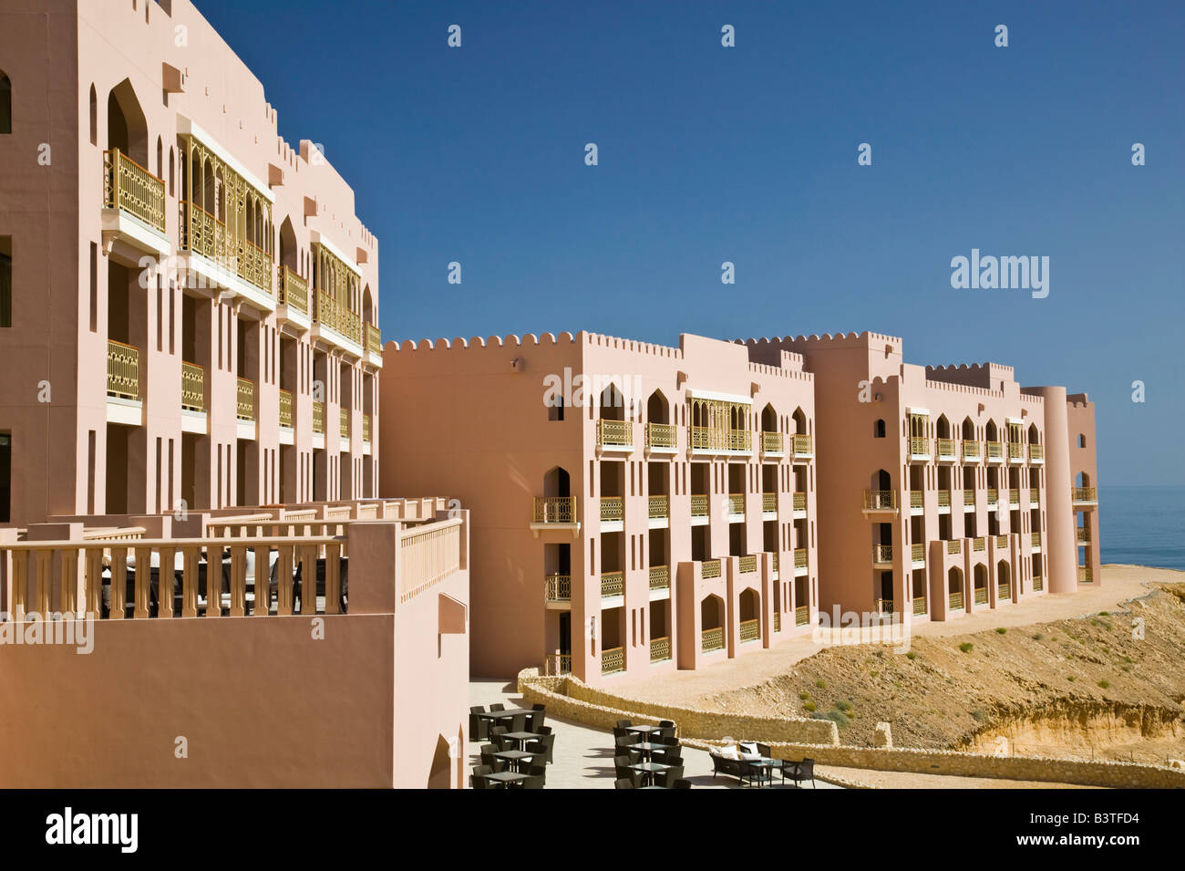 Oman, Muscat, Al, Jissah. Shangri, La Barr Al, Jissah Resort Stock ...