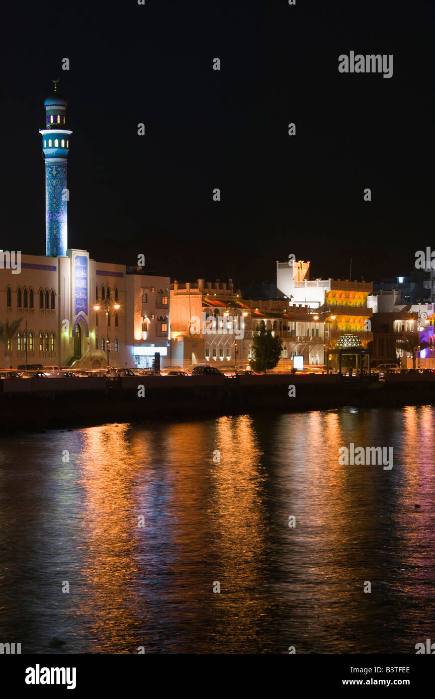Oman muscat mutrah corniche night hi-res stock photography and images ...