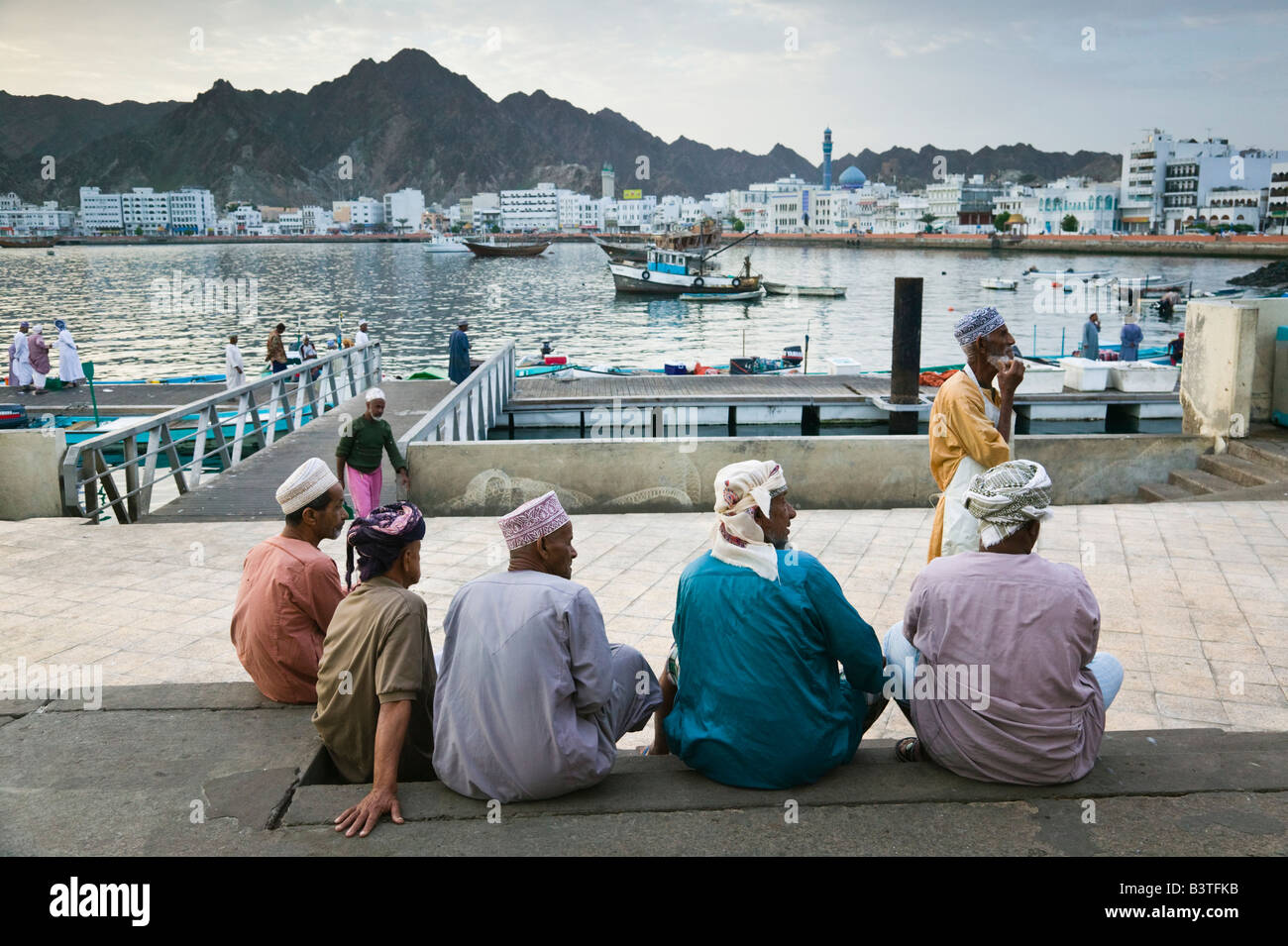 Oman, Muscat, Mutrah. Morning at the Mutrah Fish Market (NR Stock Photo ...