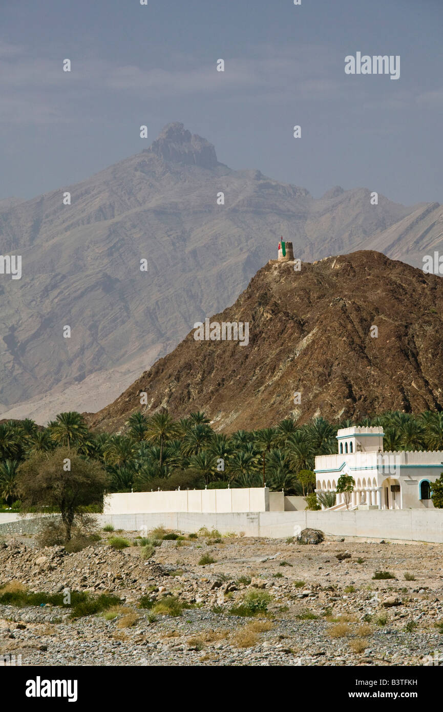 Oman, Western Hajar Mountains, Samail. View of Western Hajar Mountains ...