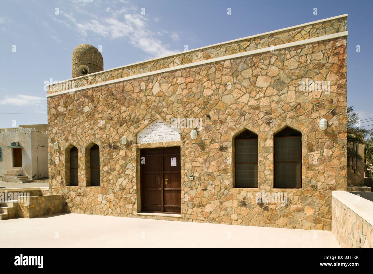 Oman, Western Hajar Mountains, Samail. Oman's Oldest Mosque, Masjid ...