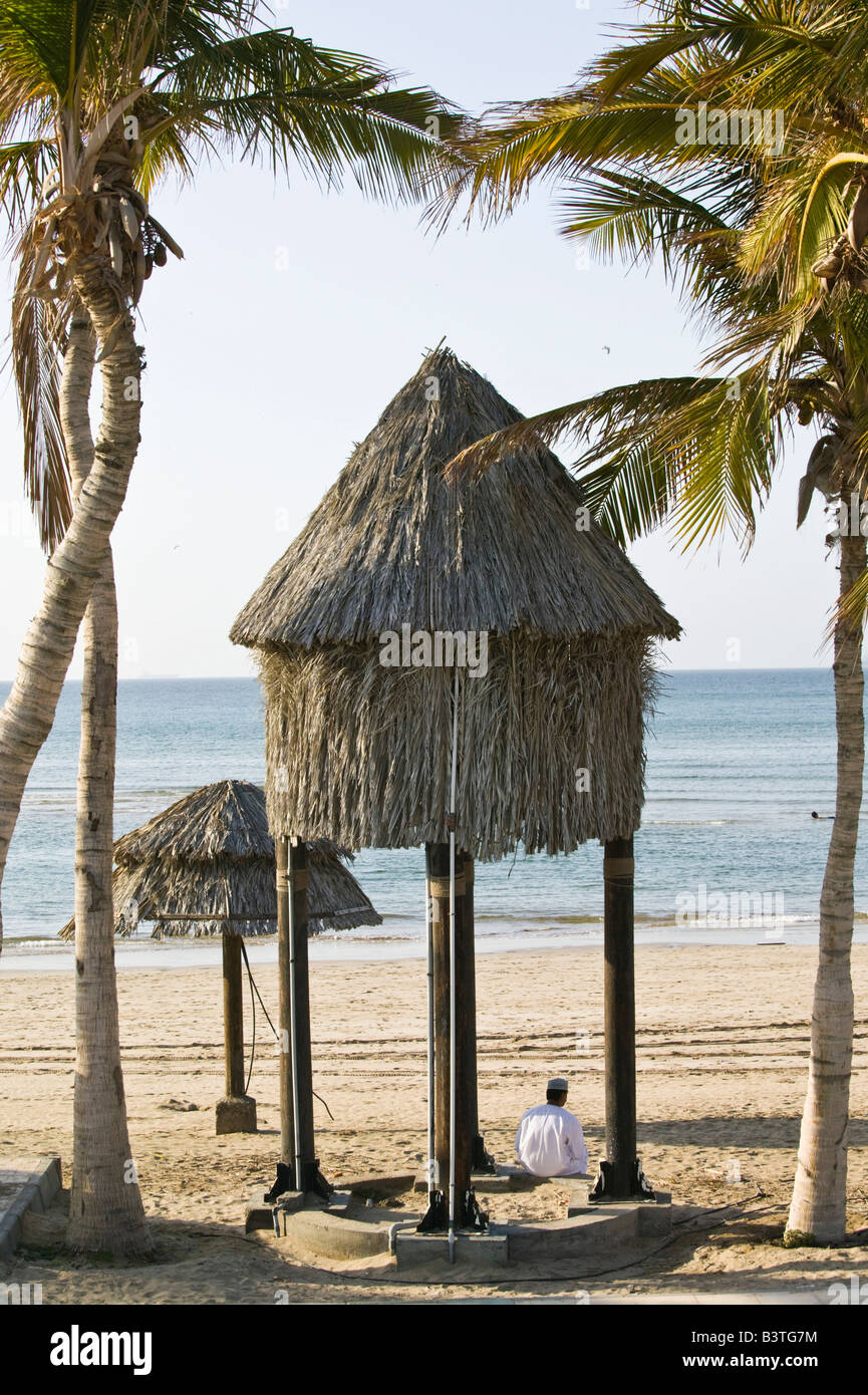 Oman, Muscat, Qurm. Qurm Beach Stock Photo - Alamy