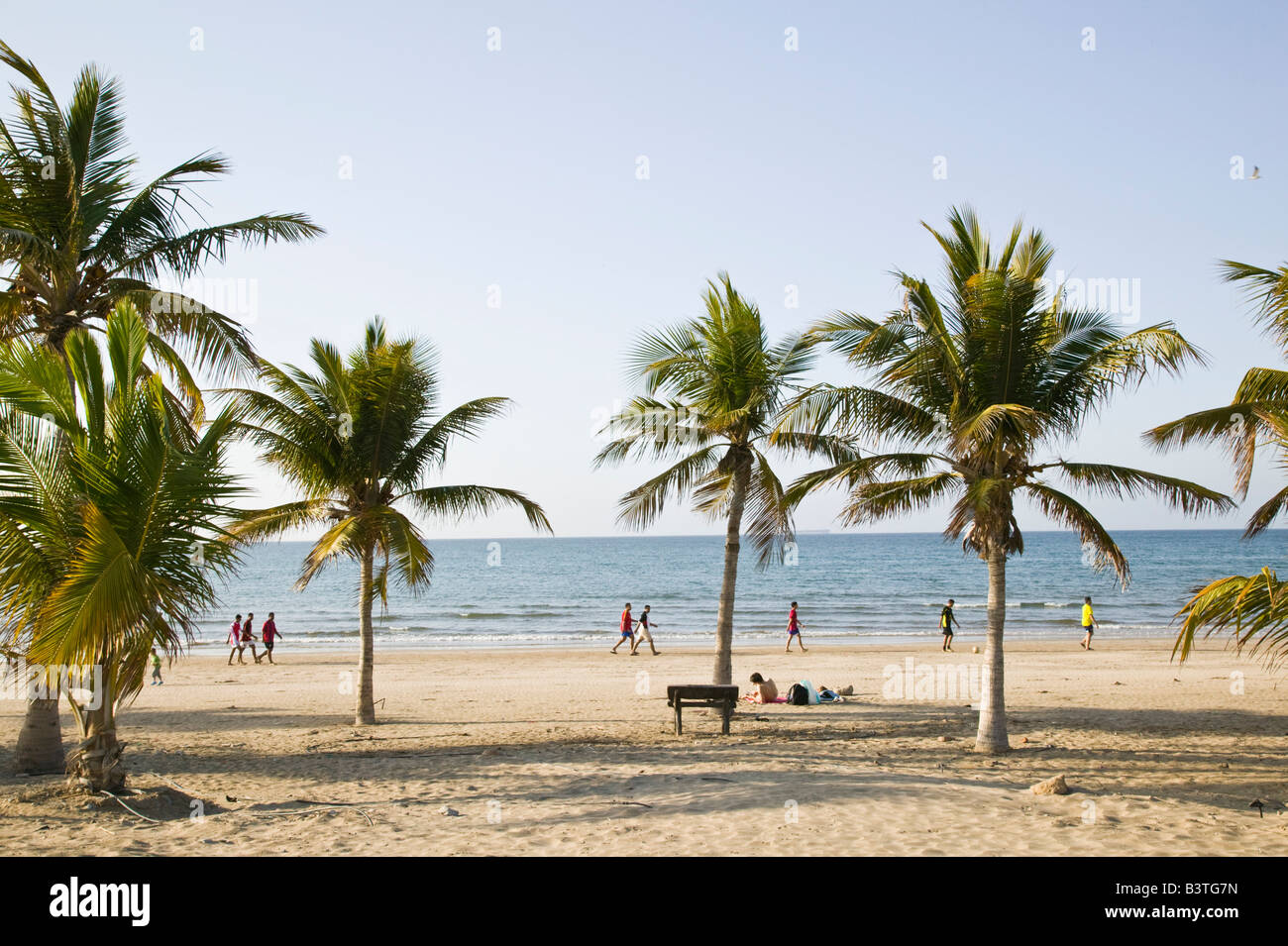 Oman, Muscat, Qurm. Qurm Beach Stock Photo - Alamy