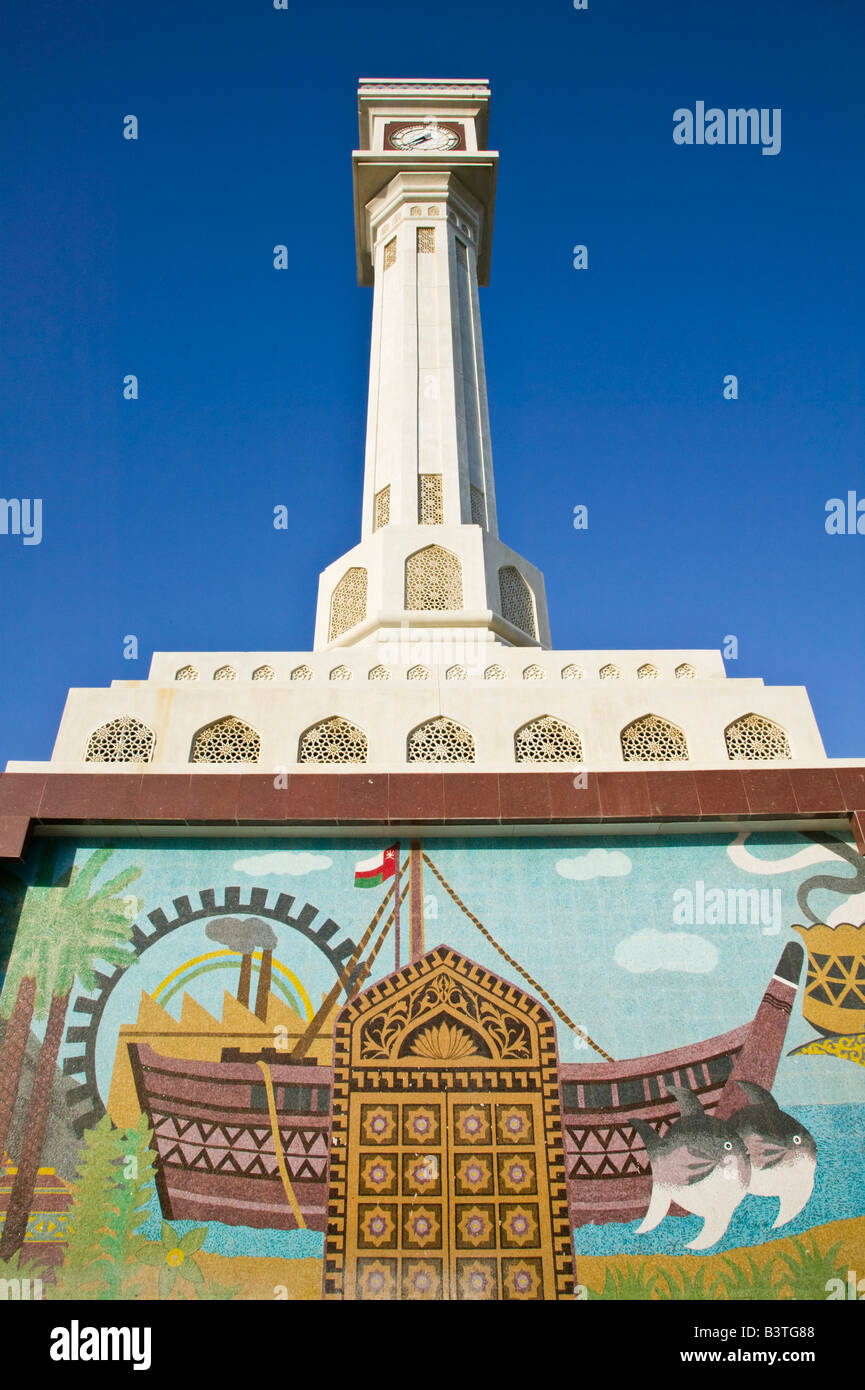 Oman, Muscat, Ruwi. Ruwi Clocktower / Morning Stock Photo - Alamy