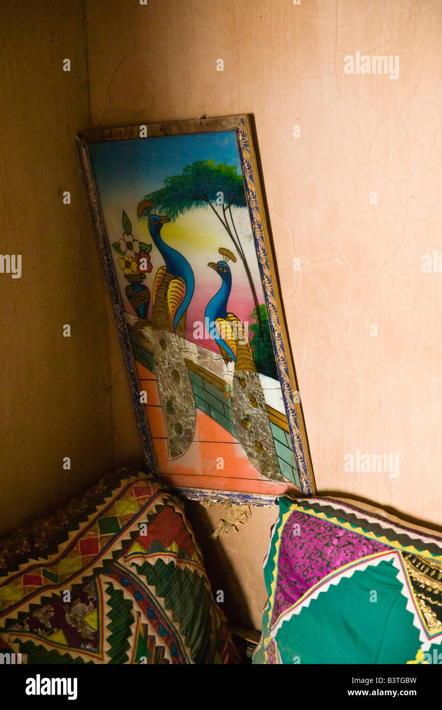 Oman, Dhofar Region, Mirbat. Mirbat Fort, Interior Stock Photo - Alamy