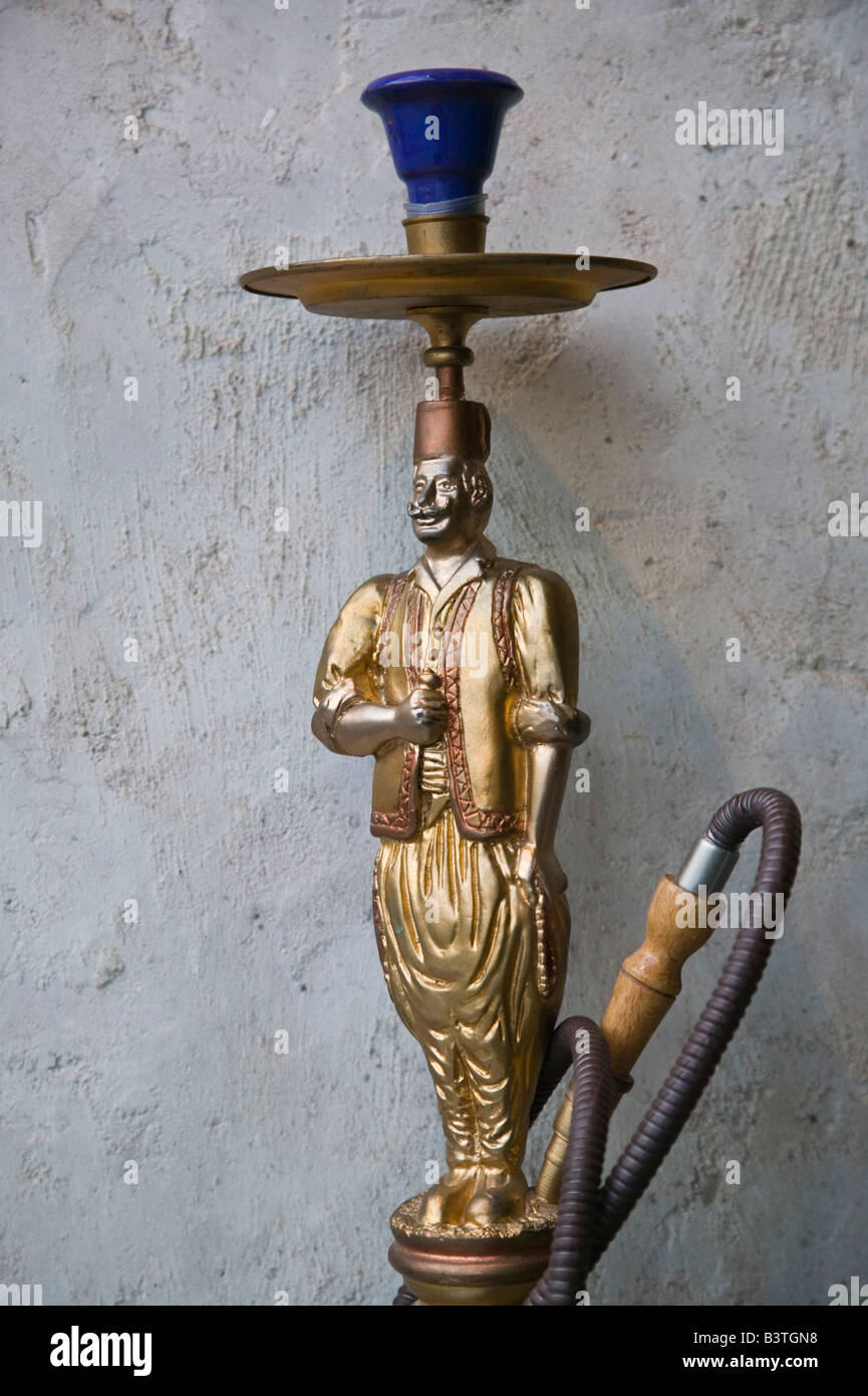Qatar, Ad Dawhah, Doha. Souk Waqif- Arabian water Pipe / Hookah Stock ...