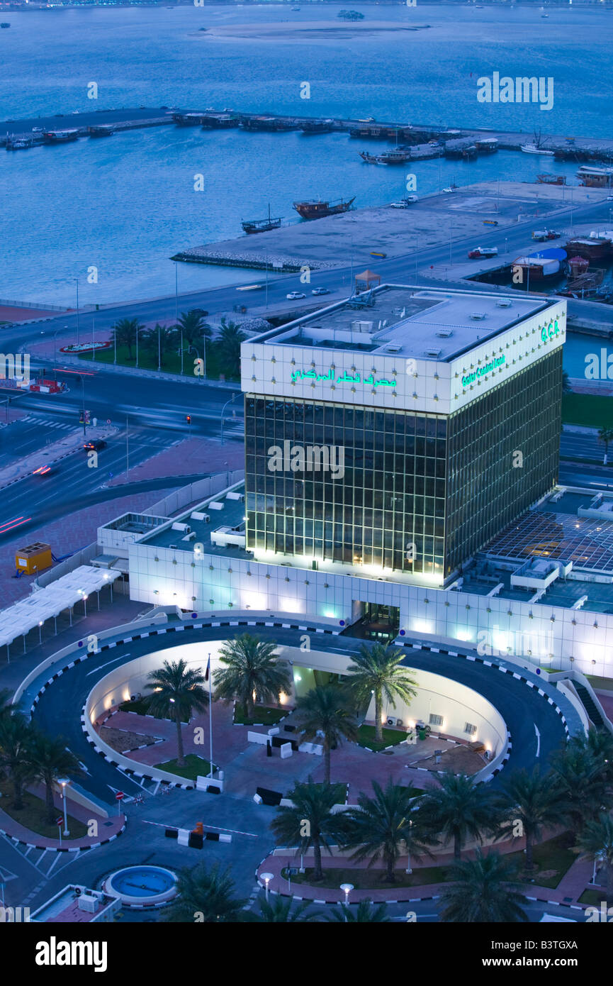 Qatar central bank building hi-res stock photography and images - Alamy