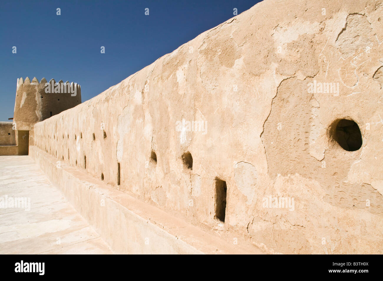 Qatar, Al Zubarah. Al-Zubara Fort (b.1938) now the Al-Zubara Regional ...