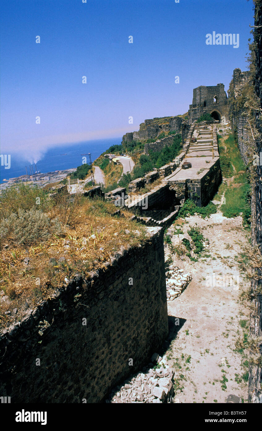 Asia, Syria. Marqab Castle Stock Photo - Alamy