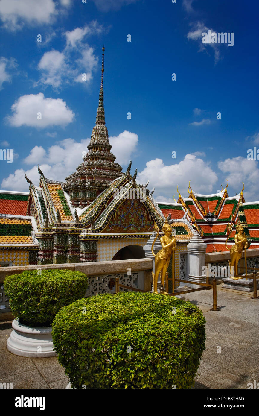 Ornate structure, Wat Phra Kaeo, Bangkok, Thailand Stock Photo - Alamy