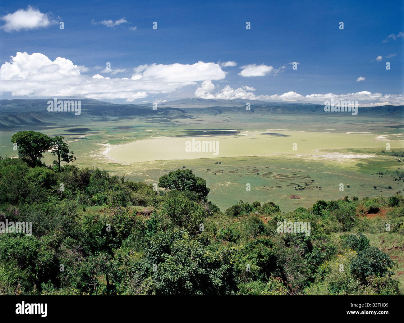 Aerial view ngorongoro crater tanzania hi-res stock photography and ...
