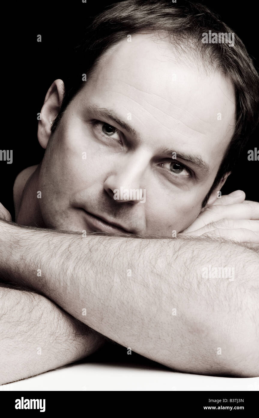 portrait of a man Stock Photo - Alamy