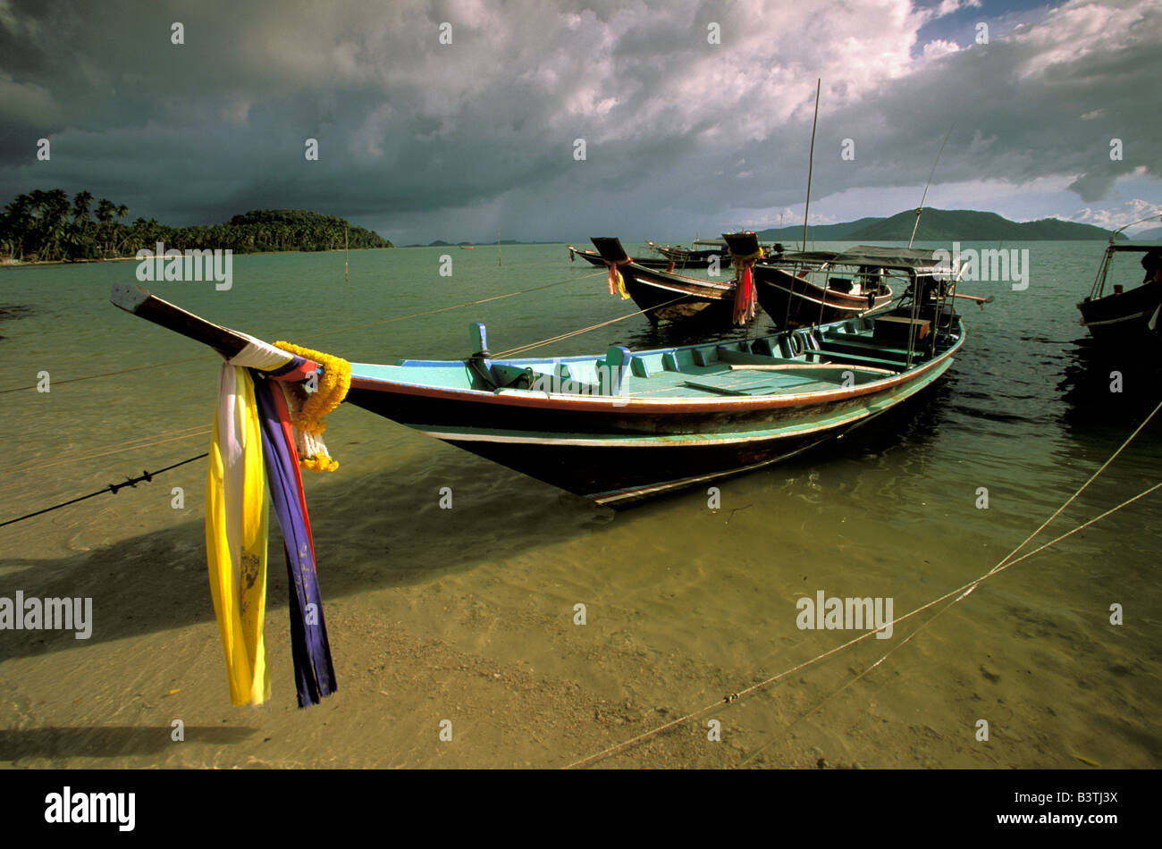 Thailand, Koh Samui Island. Fishing Boat Stock Photo - Alamy