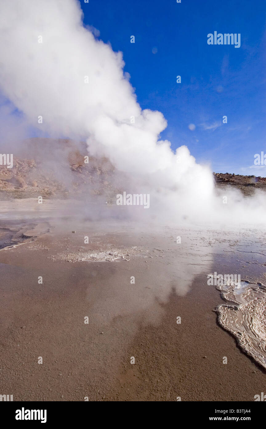 Water vapor above hot springs hi-res stock photography and images - Alamy