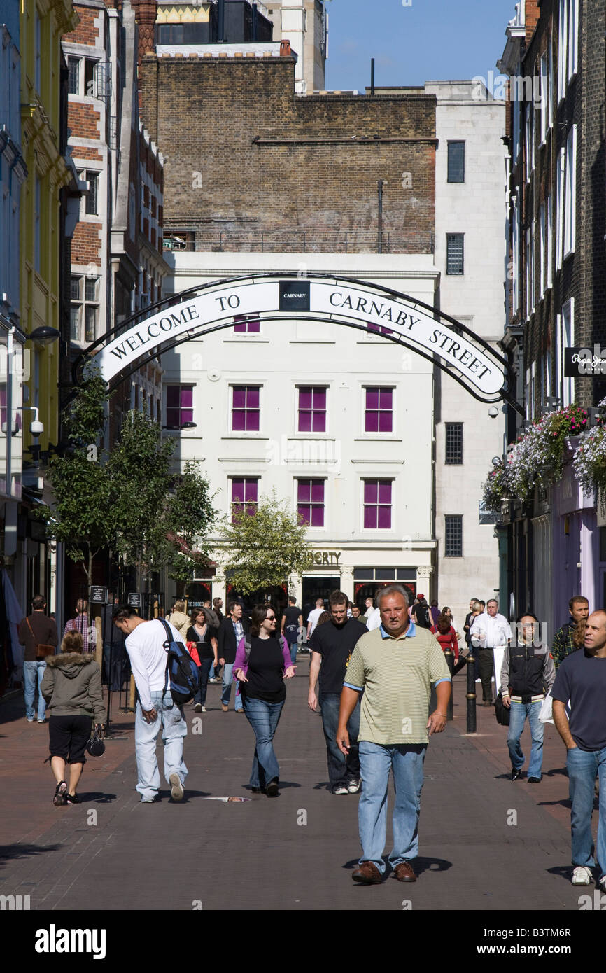 Carnaby Street soho central london england uk gb Stock Photo - Alamy