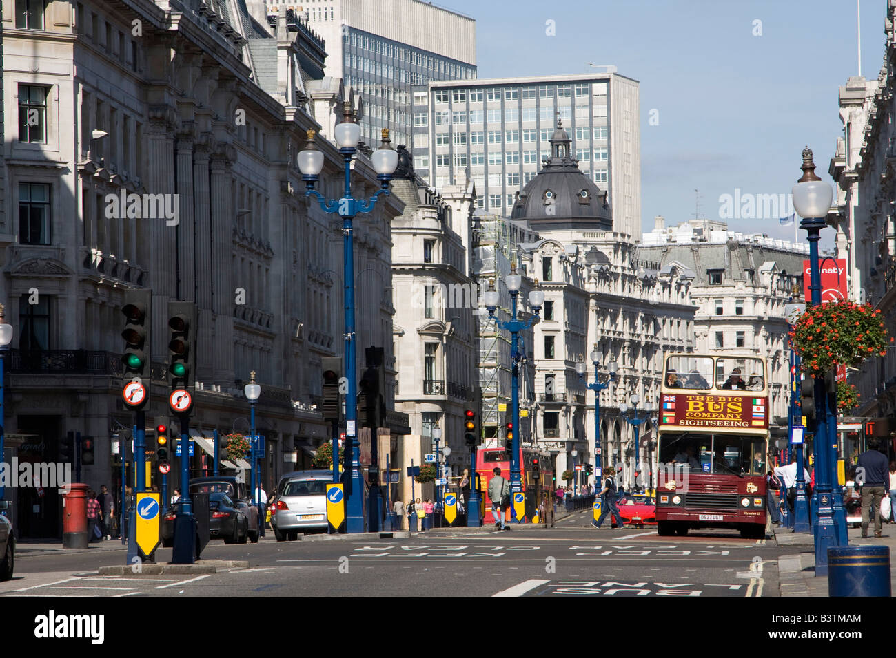 regent street grand buildings central london england uk gb Stock Photo ...