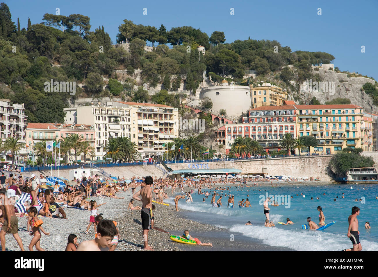 Nizza beach cote azur hi-res stock photography and images - Alamy