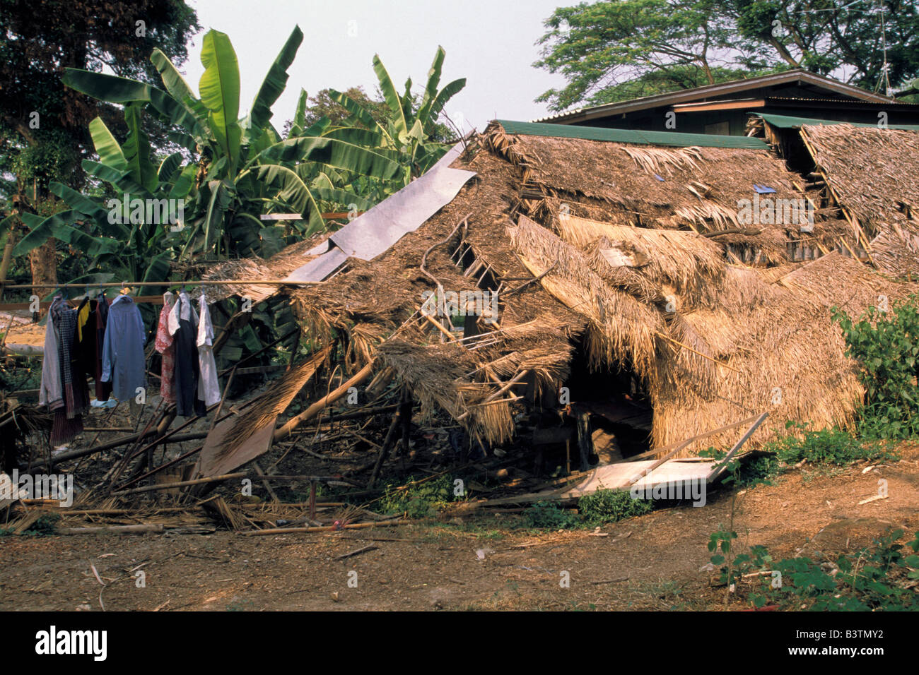 Thailand, Ayuthaya. Poverty Stock Photo - Alamy