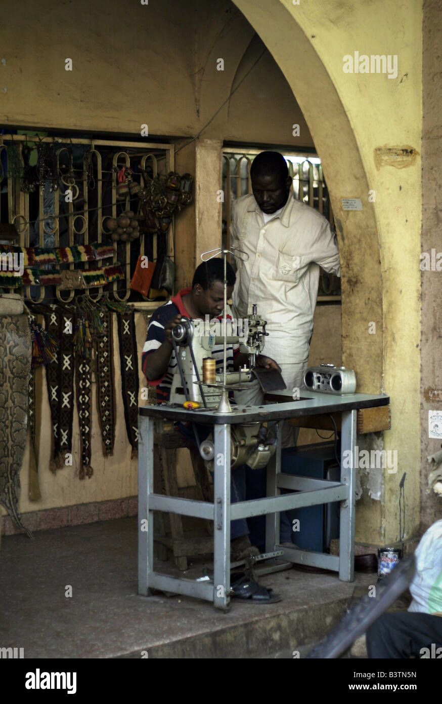 An artisan market scene in Bamako, Mali Stock Photo - Alamy