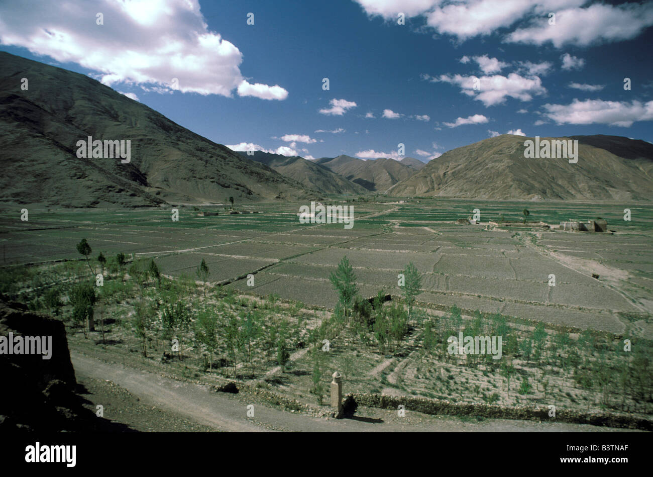 Tibet china agriculture farming hi-res stock photography and images - Alamy