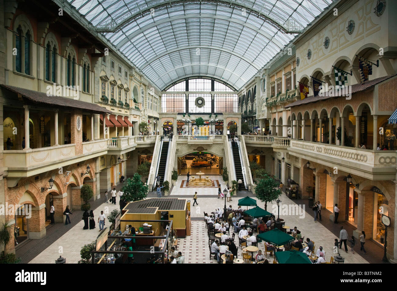 United Arab Emirates, Dubai, Jumeirah. Mercato Mall- Interior Stock ...
