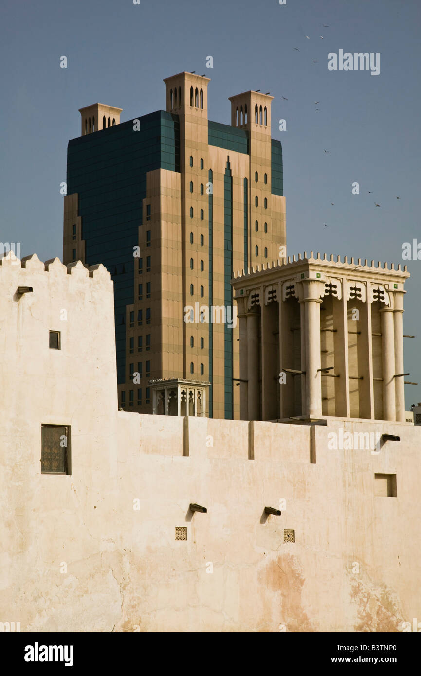 United Arab Emirates, Sharjah, Sharjah Town. Heritage Area Buildings ...