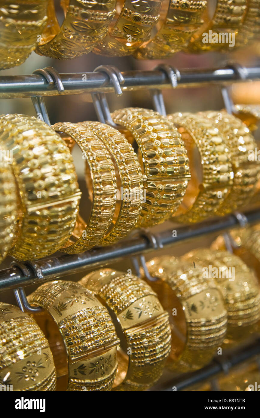 United Arab Emirates, Dubai, Deira. Deira Gold Souk / Market / Gold ...