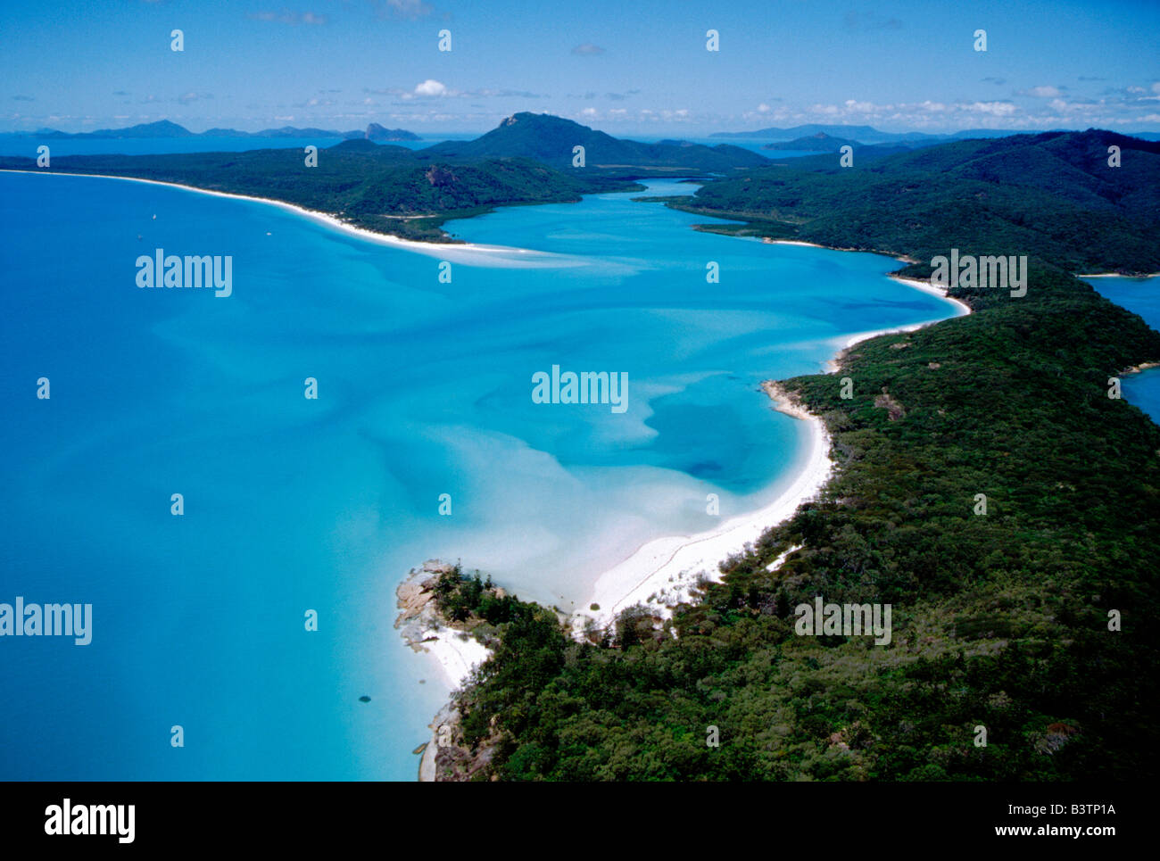 Australia, Queensland, The Whitsunday Islands, National Park. Hill ...