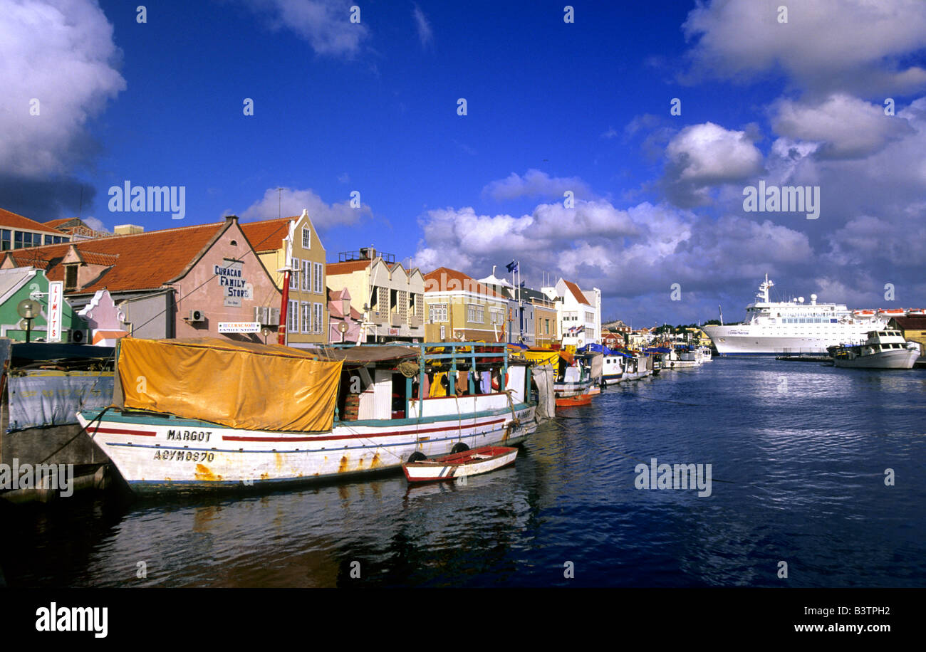 Floating market, Curacao, Netherlands Antilles Stock Photo - Alamy