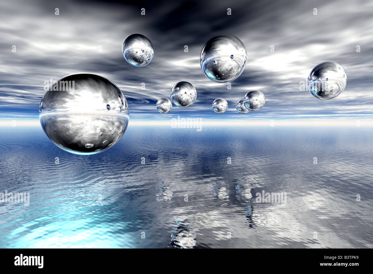 Floating blue message bubble hi-res stock photography and images - Alamy