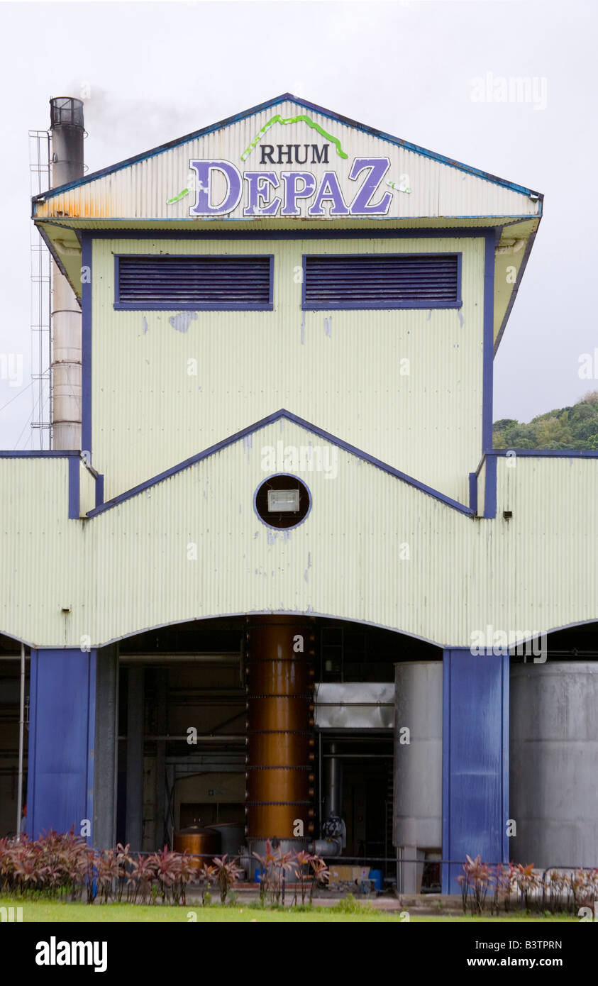 MARTINIQUE. French Antilles. West Indies. St. Pierre. Building housing ...