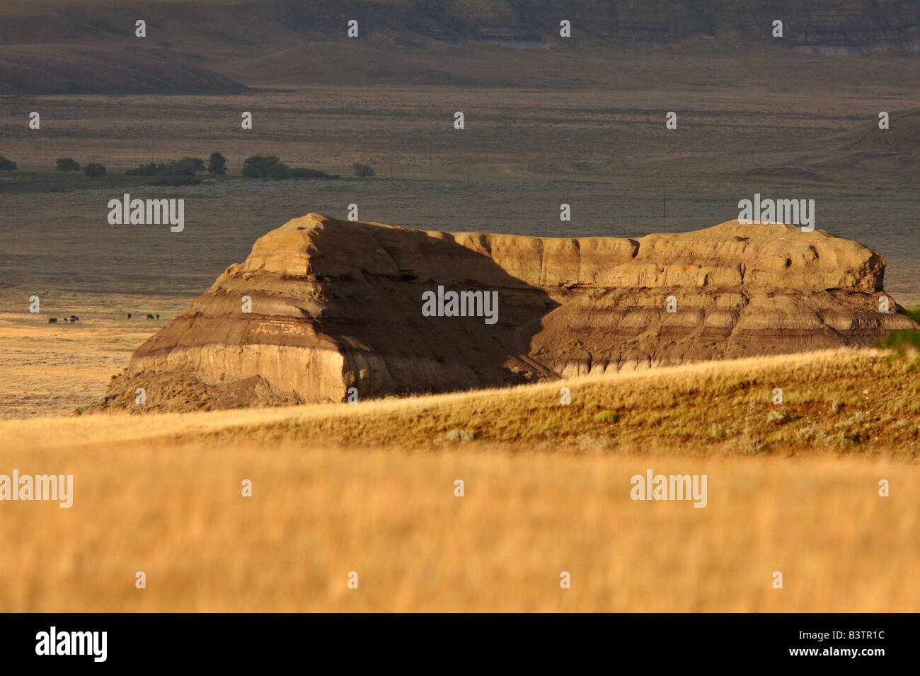 Castle Butte in Big Muddy Valley of Saskatchewan Stock Photo - Alamy