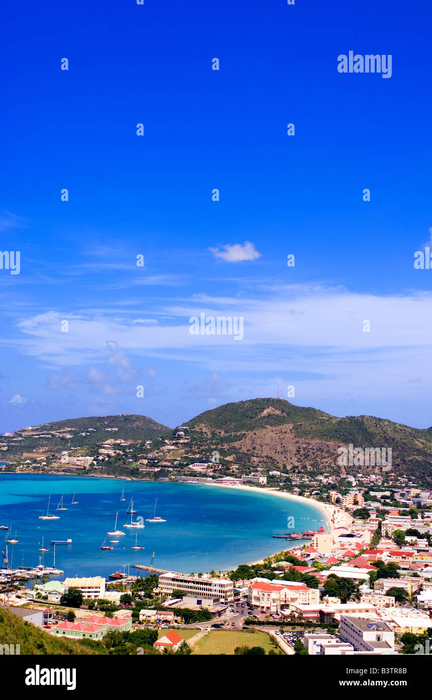 Philipsburg, capital of St. Maarten caribbean Stock Photo - Alamy