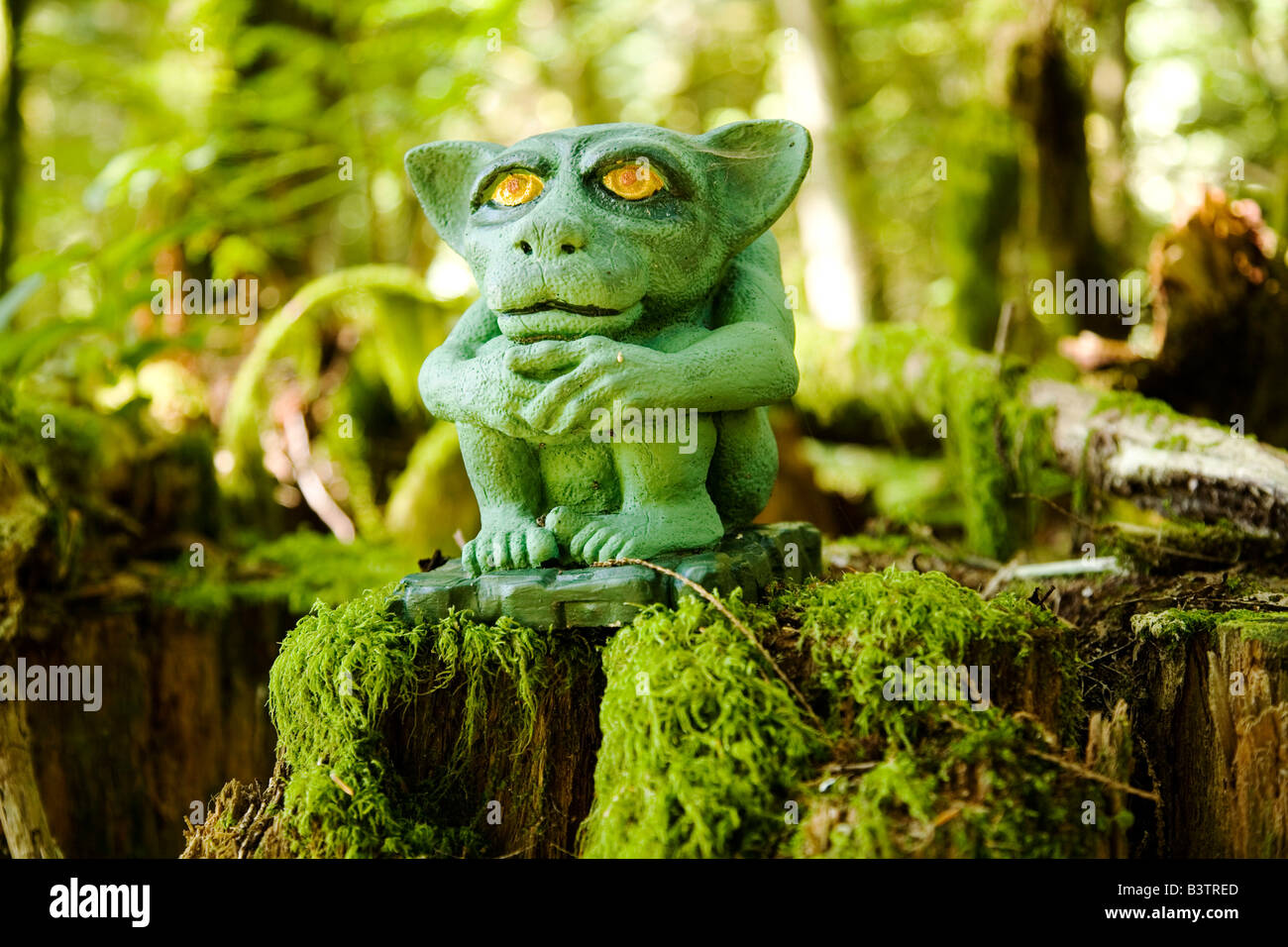 Troll statue in forest british hi-res stock photography and images - Alamy