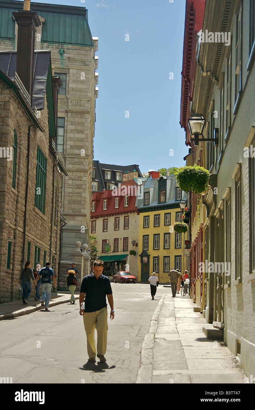 North America, Canada, Quebec, Old Quebec City Stock Photo - Alamy