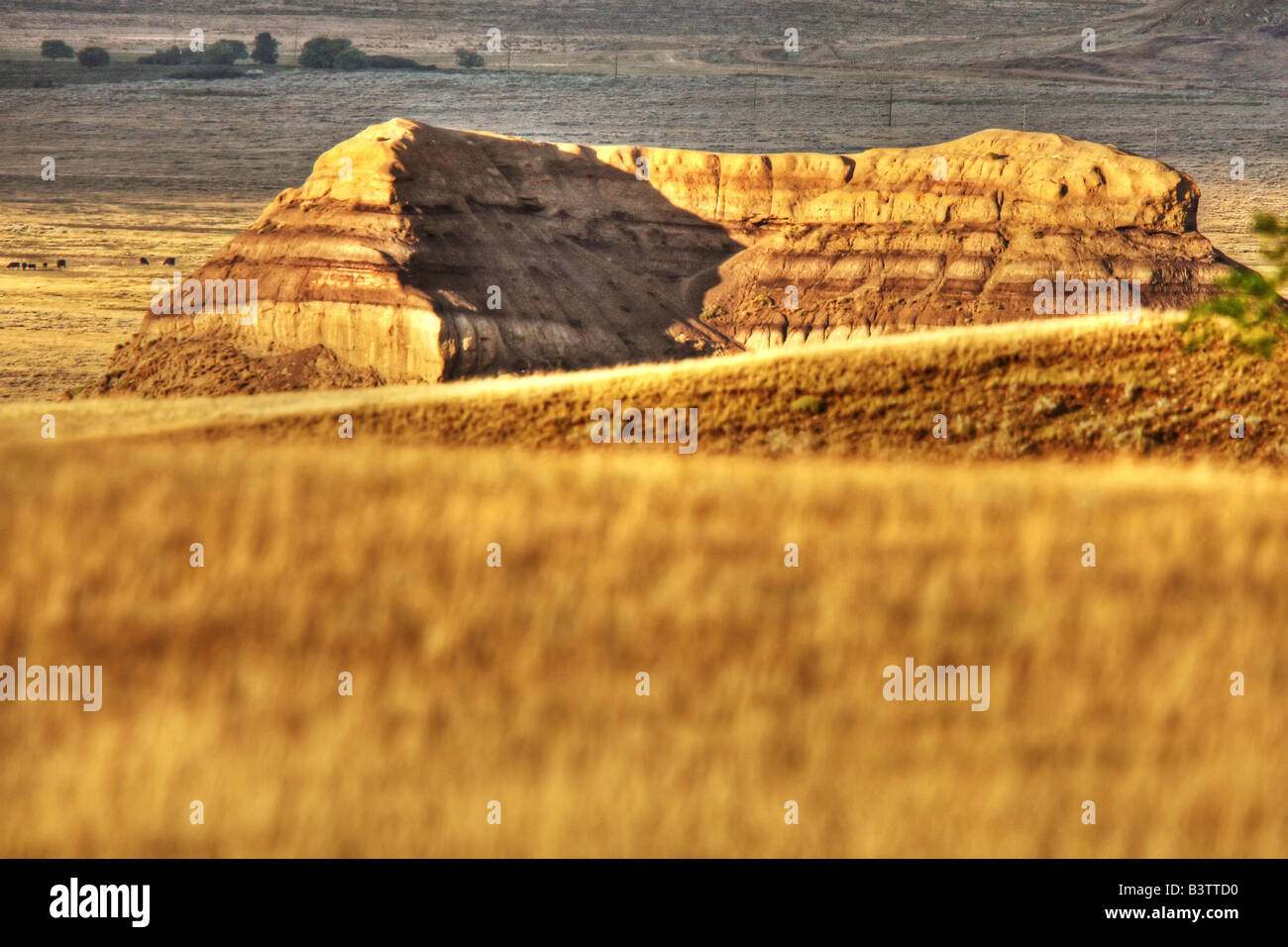 Castle Butte in Big Muddy Valley of Saskatchewan Stock Photo - Alamy
