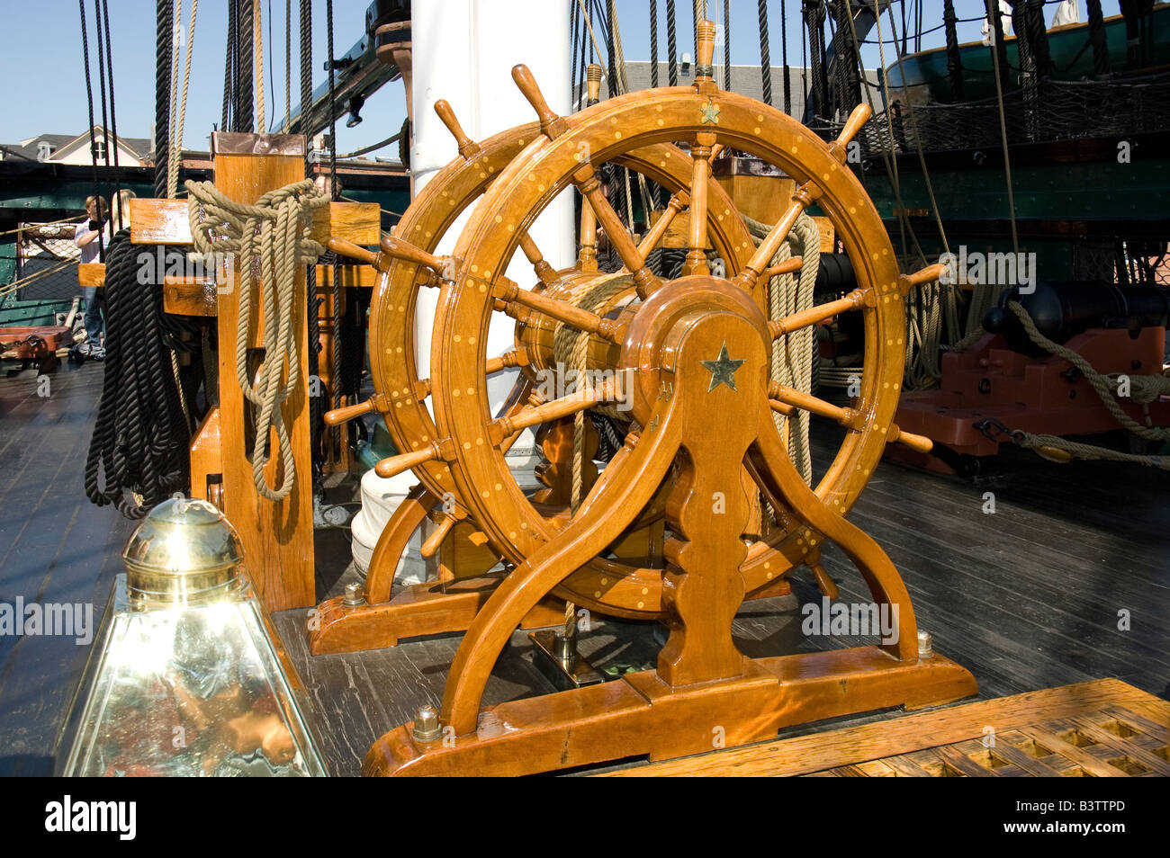 navigation wheel close-view Stock Photo - Alamy