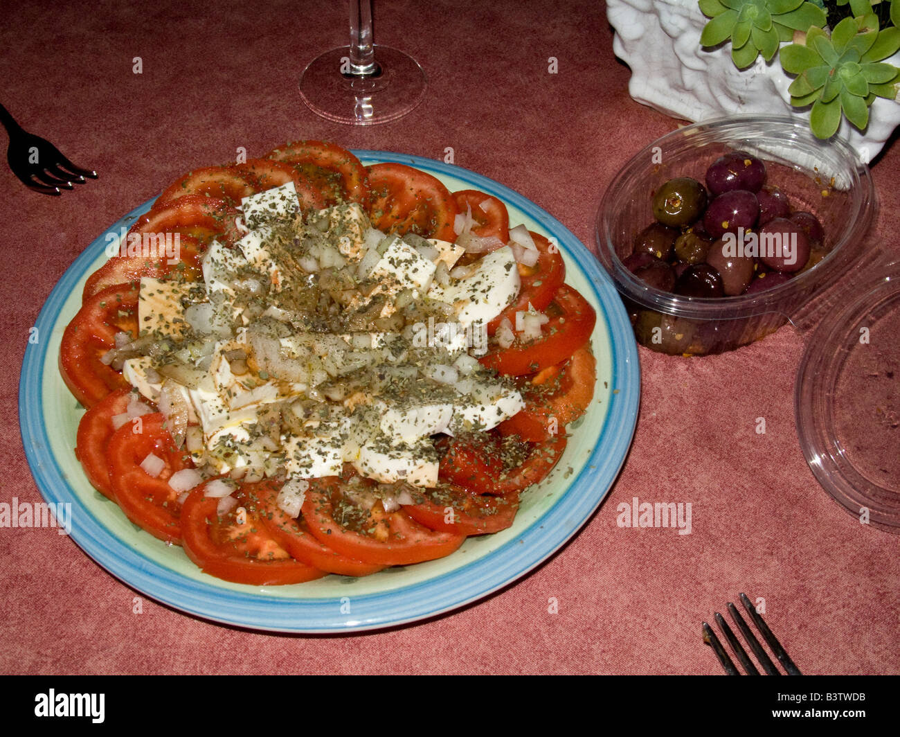 Europe, Italy, Positano. Plate of antipasti appetizer and bowl of ...
