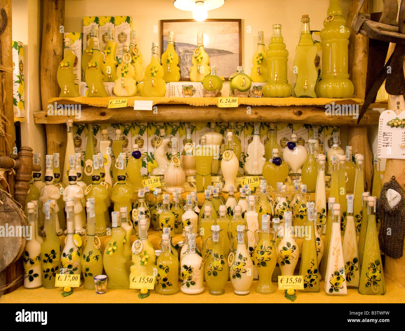 Display of limoncello hi-res stock photography and images - Alamy