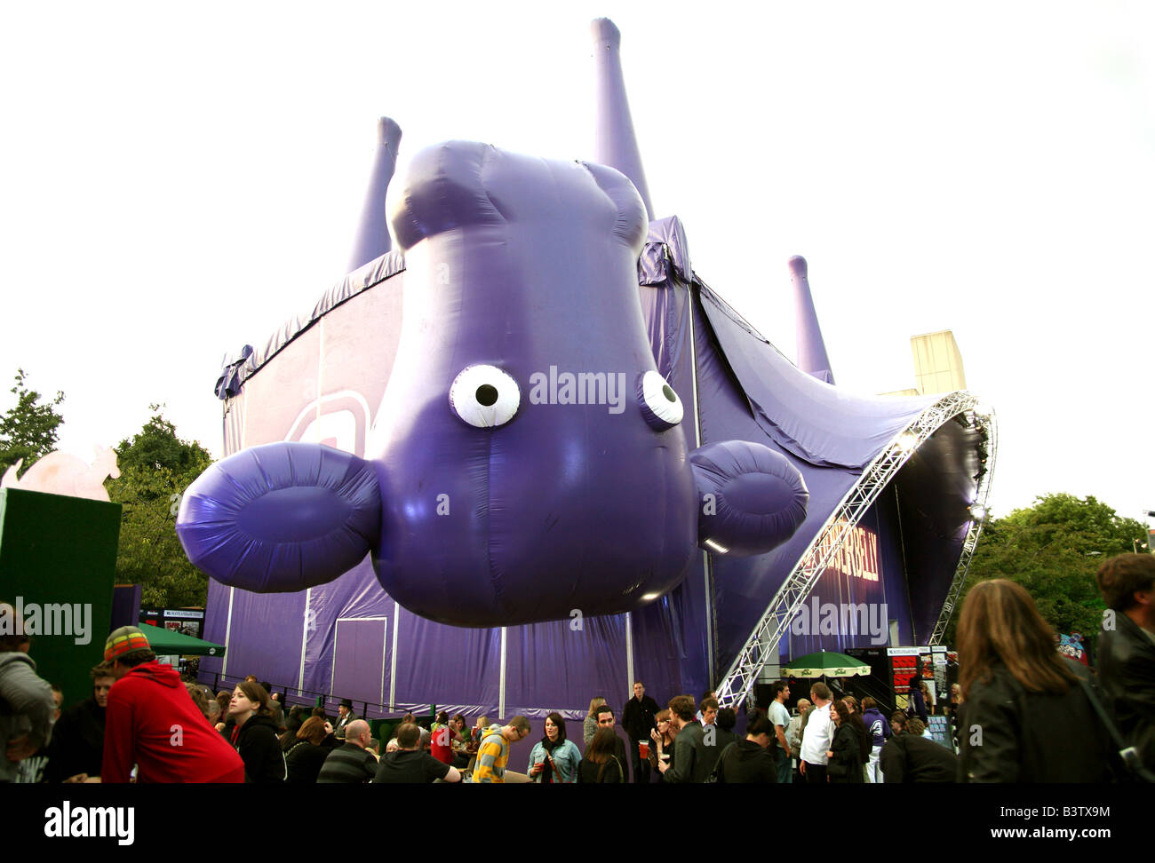 The Udderbelly inflatable stage is a popular Edinburgh Fringe Festival ...