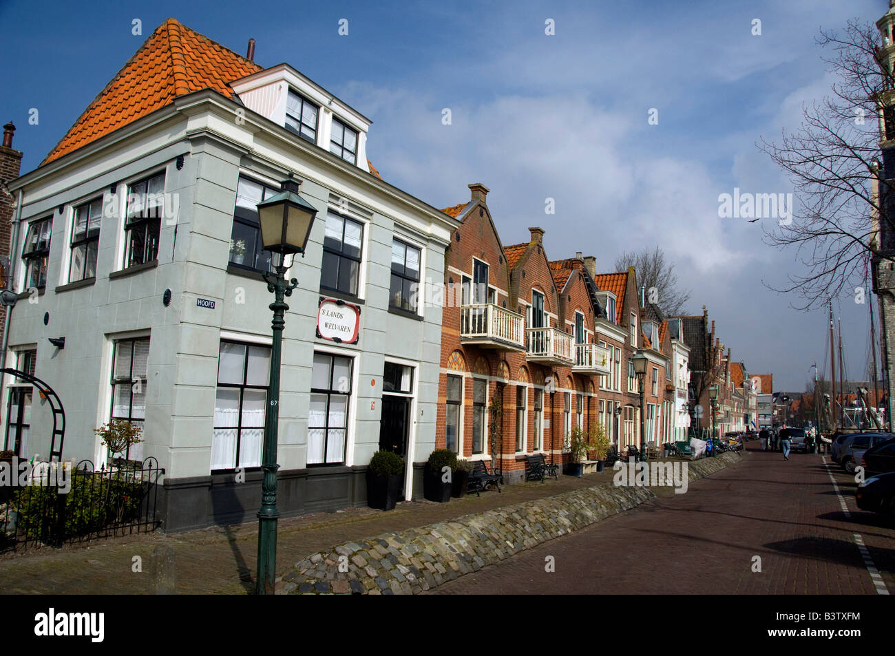 Europe, The Netherlands (aka Holland), Hoorn. Historic Hoorn harbor ...