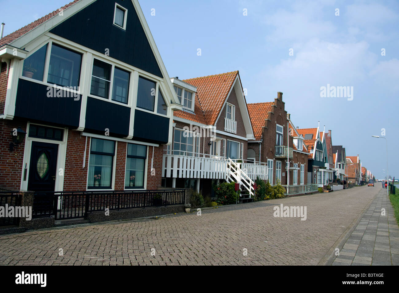 Europe, The Netherlands, Volendam. Popular picturesque fishing village ...