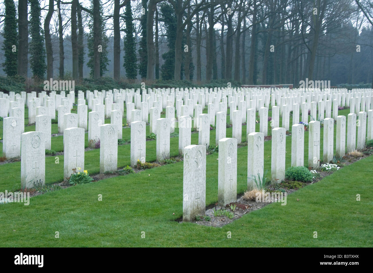 Netherlands (aka Holland), Arnhem, Oosterbeek. WWII cemetery for the ...