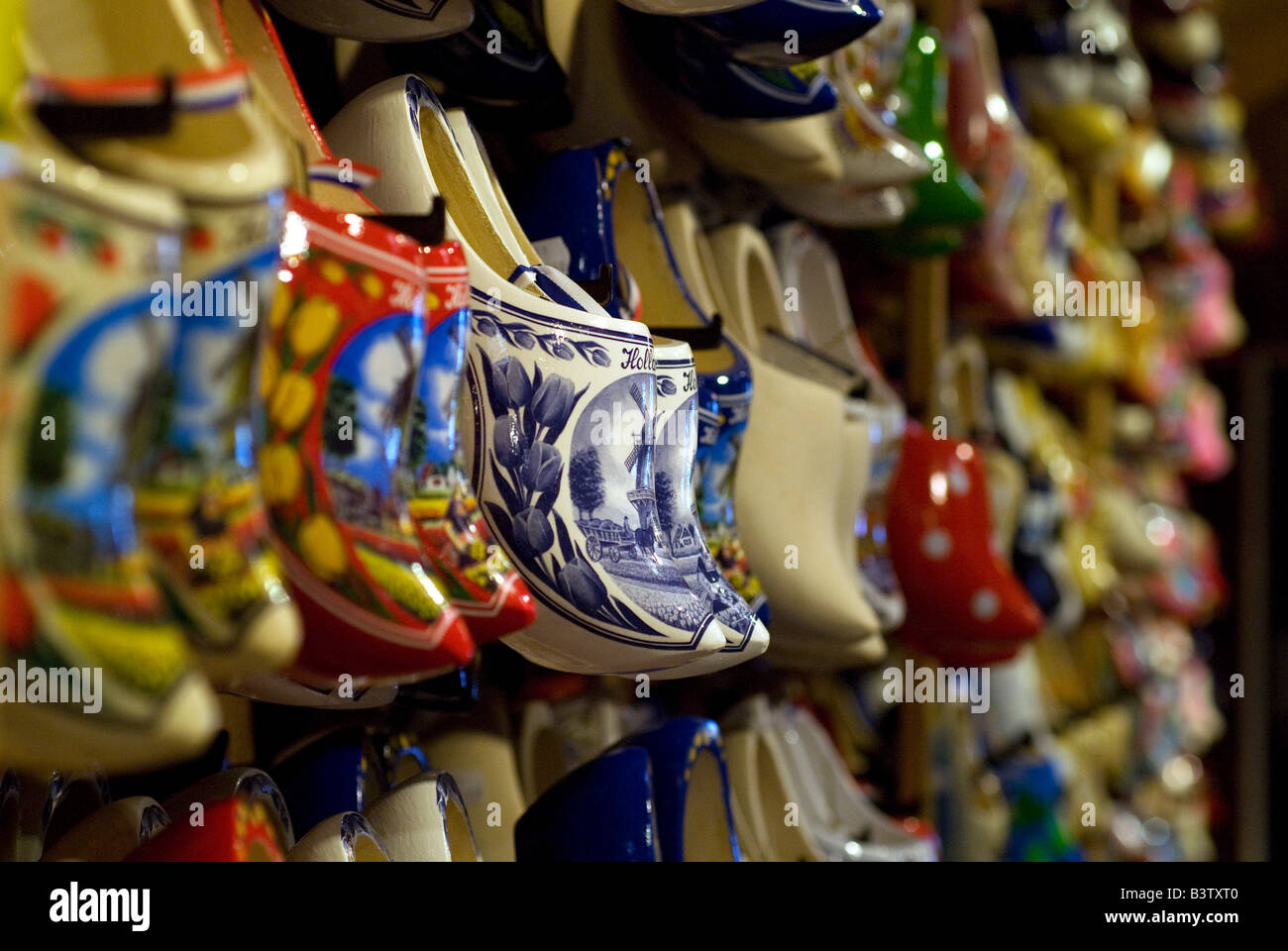 Netherlands (aka Holland), Zaandam. Zaanse Schans, Wooden Shoe Museum ...