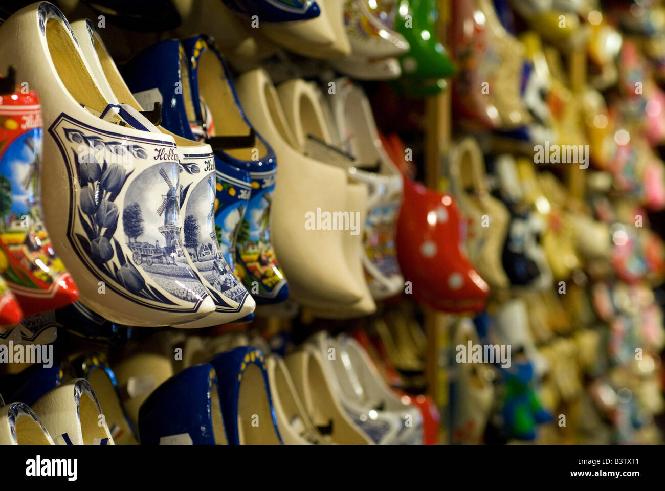 Netherlands (aka Holland), Zaandam. Zaanse Schans, Wooden Shoe Museum ...