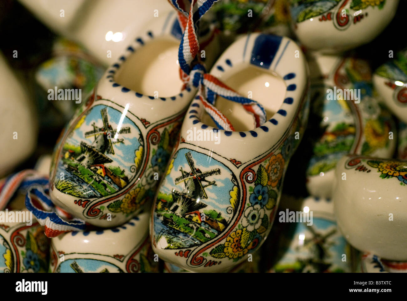 Netherlands (aka Holland), Zaandam. Zaanse Schans, Wooden Shoe Museum ...