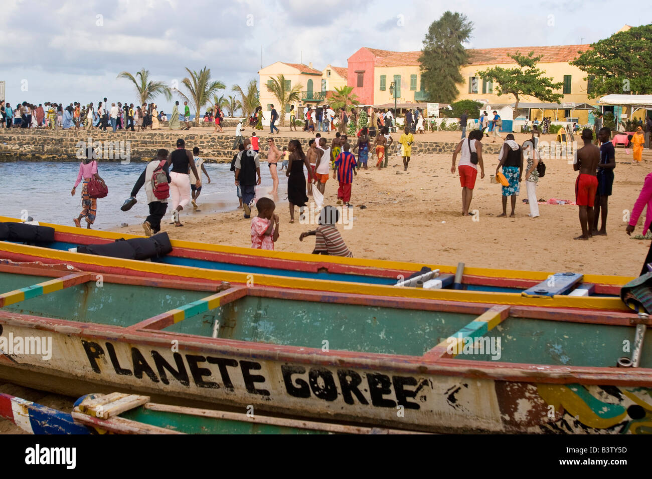 Beach at Goree Island, Île de Gorée, Senegal Stock Photo - Alamy
