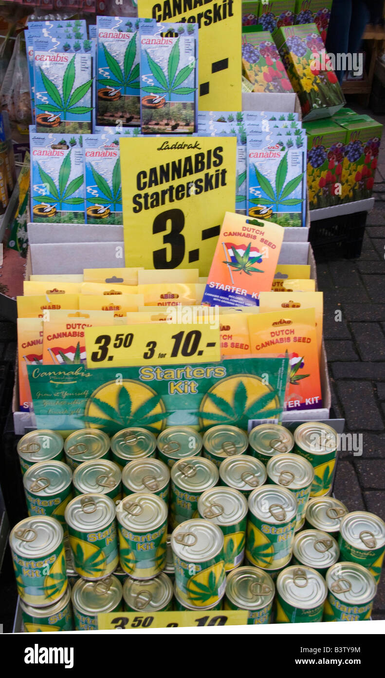 Cannabis(marijuana)growing starter kits at the Bloemenmarkt Flower ...