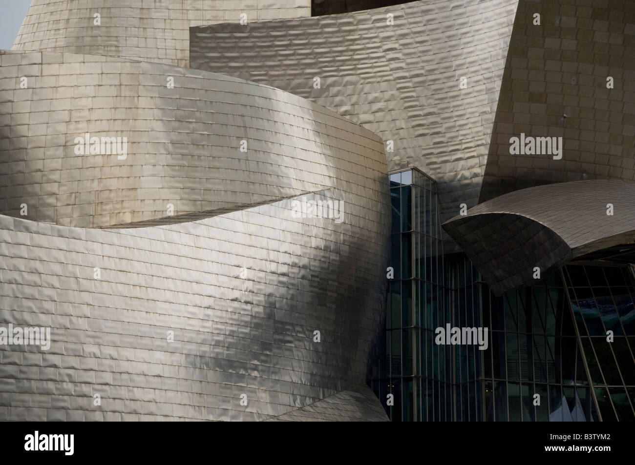 Spain, Bilbao. Guggenheim Museum designed by architect Frank Gehry ...
